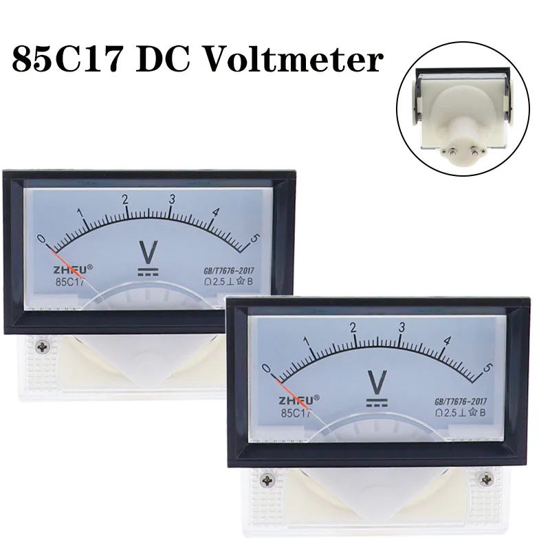 85C17-5V-10V-15V-20V-30V-50V-100V-250V-300V-450V-1000V-DC-Panel-Meter ...