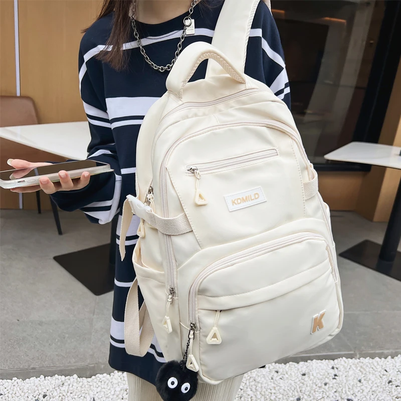 DUTRIEUX-Multifunction-Waterproof-Buckle-Backpack-Korean-Style-School ...