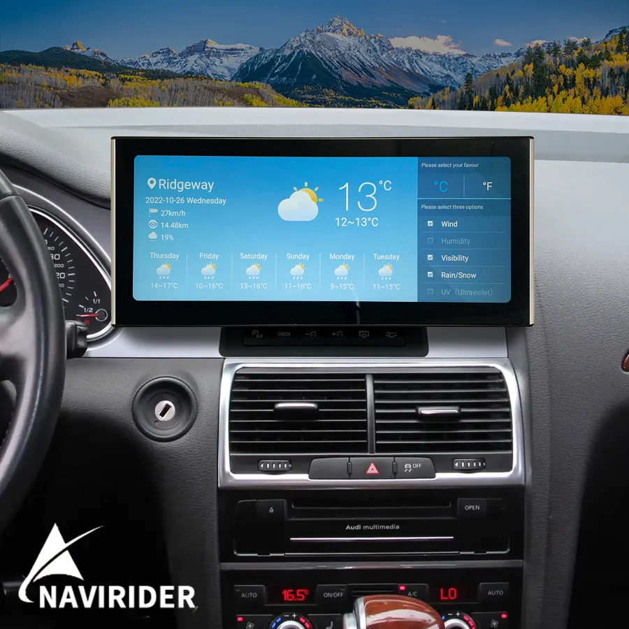 Android-13-1920-720-QLED-Touch-Screen-For-Audi-Q7-4L-2006-2015-Car ...