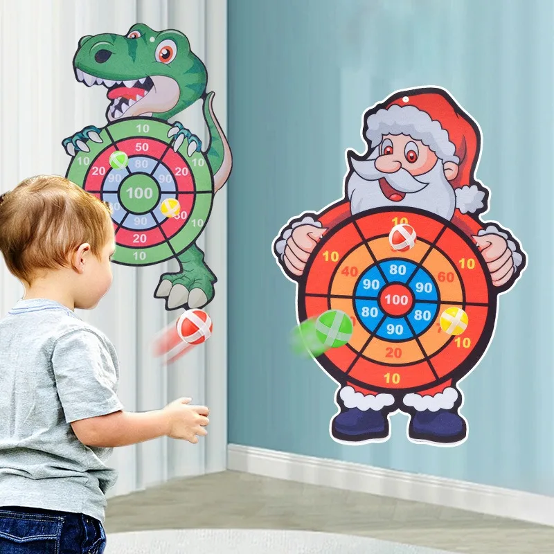 Christmas-Dart-Board-Game-Spliceable-Dart-Board-Kit-with-3-Christmas ...