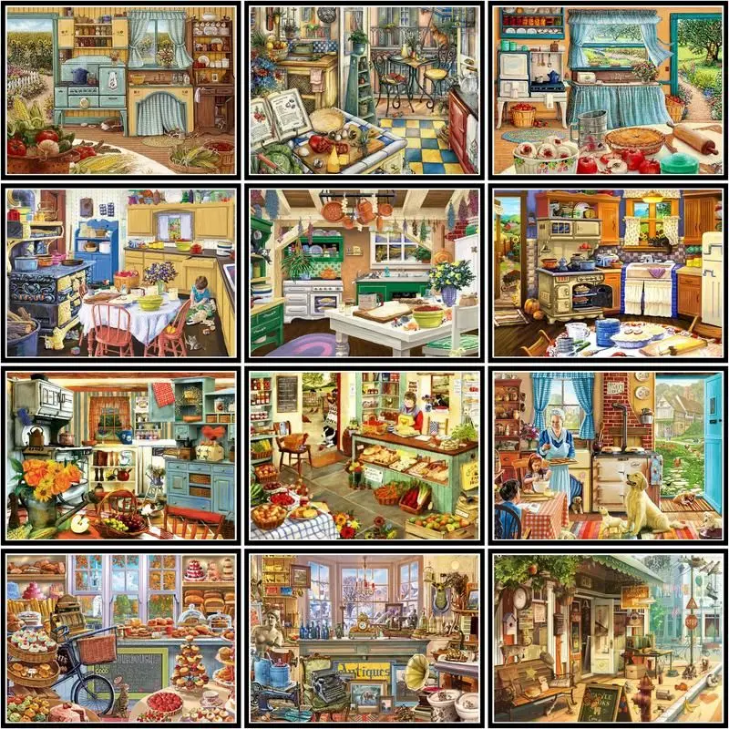 Pictures Draw Painting Numbers Home | Painting Numbers Kitchen - Paint ...