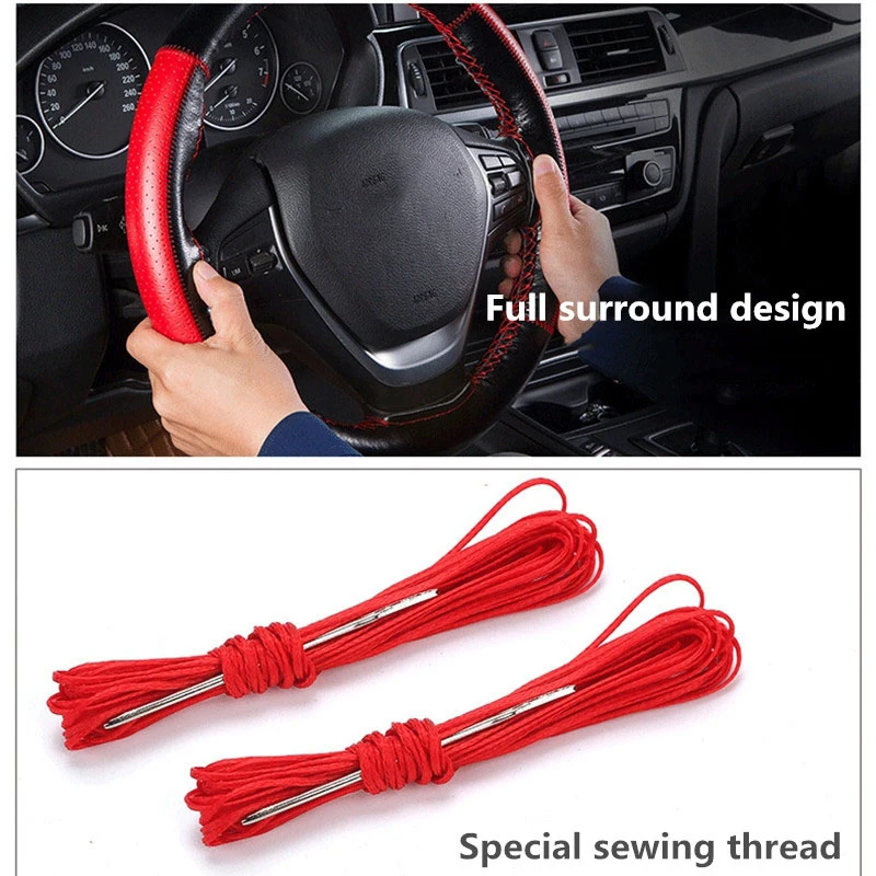 Hand sewing steering wheel cover store