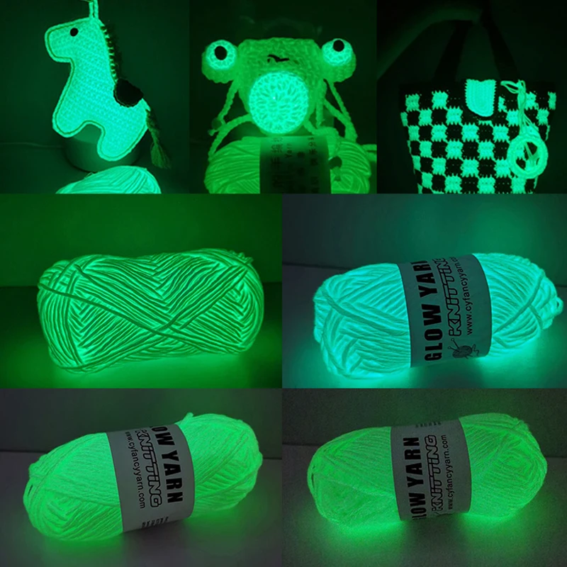 50g-Glow-in-the-Dark-Yarn-2mm-Polyester-Glow-Luminous-Yarns-Knitting ...