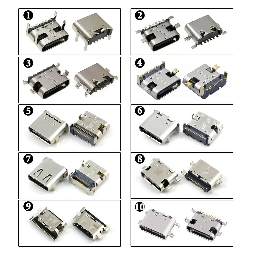 Micro Usb Charging Female Jack Socket | C Female Connector Micro Usb ...