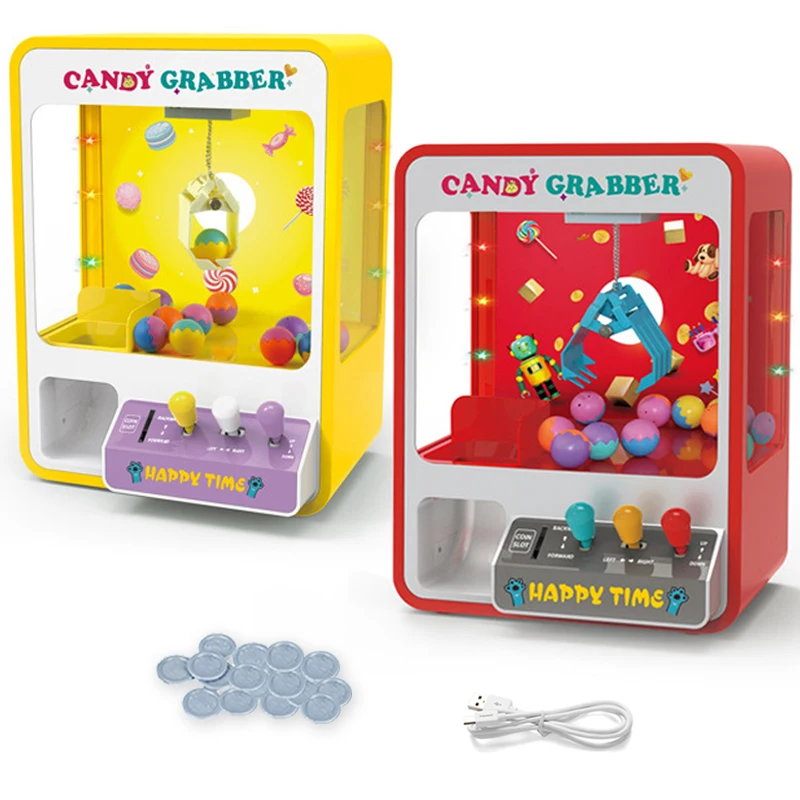 Kids-Claw-Machine-Toys-Arcade-Games-Wire-Drawing-Grasping-Crane-Doll ...