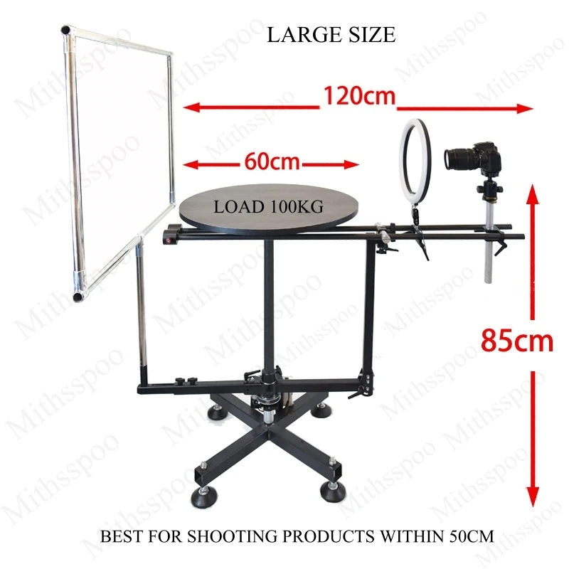 Professional-Horizontal-Vertical-Surround-Photography-Rotating-Stand ...