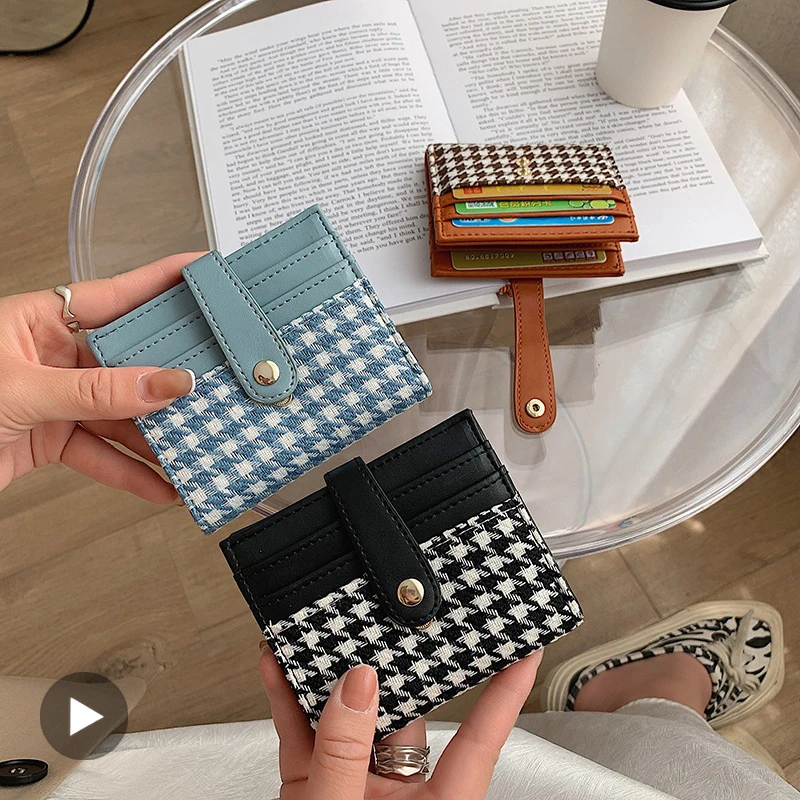 Men Women Wallet Male Female Small Slim For Ladies Purse Bank Business ...