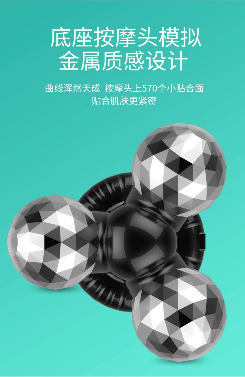 USB electric massager Shoulder Back Neck body Triangle Body Health care ...