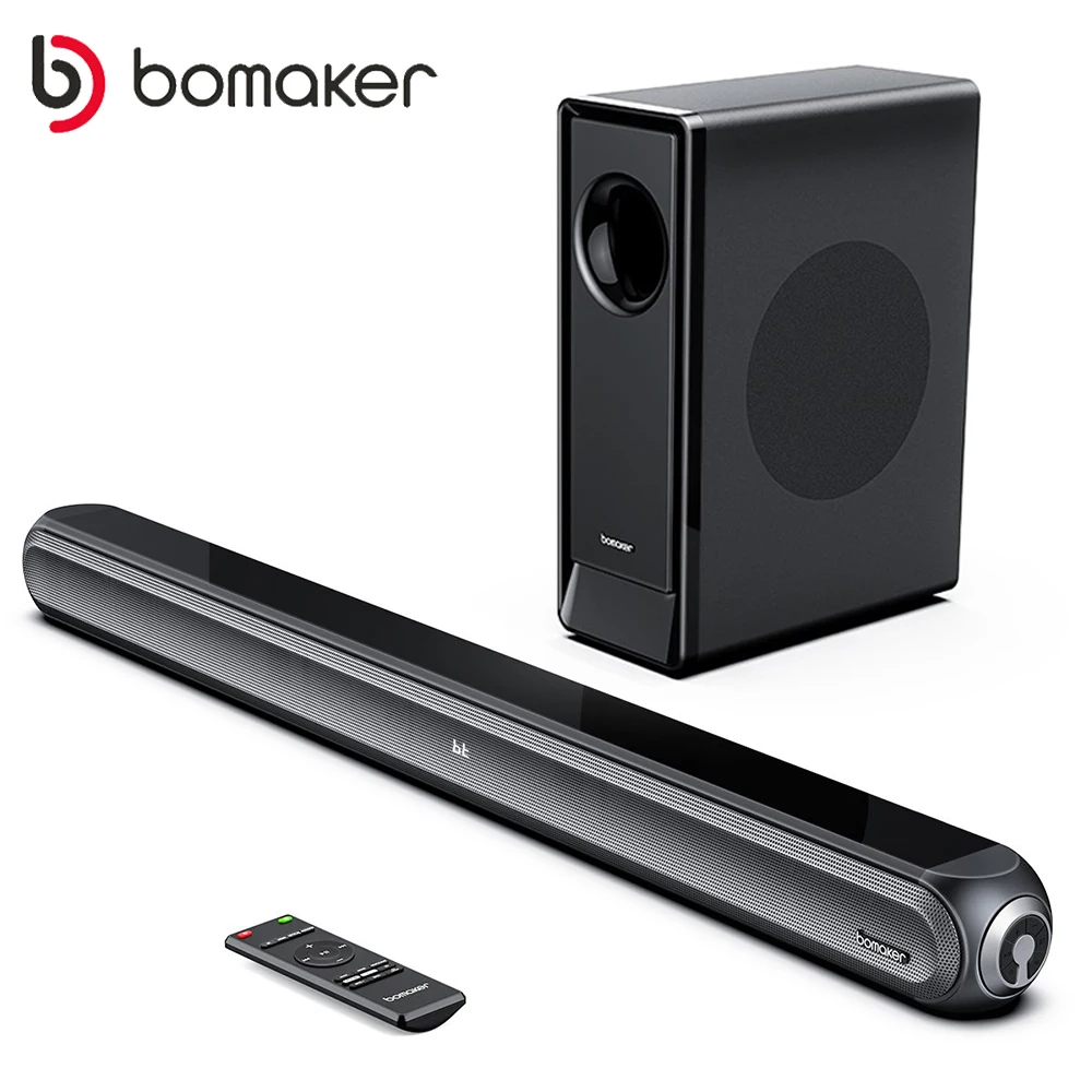 BOMAKER-240W-2-1-TV-Soundbar-Home-Theater-Sound-System-Bluetooth ...