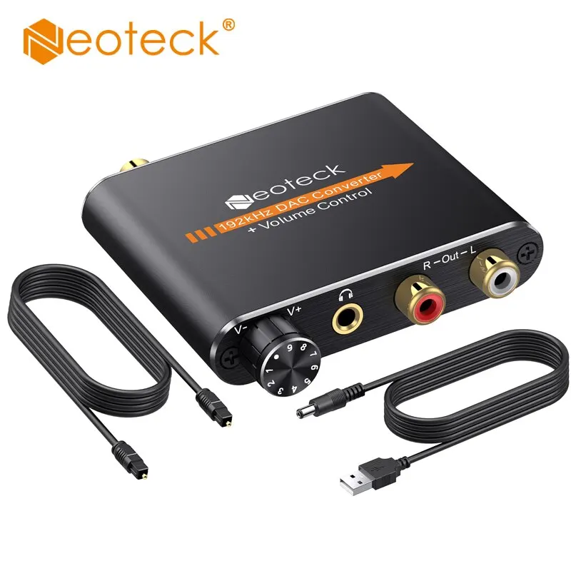 Neoteck-192kHZ-DAC-Digital-To-Analog-R-L-Audio-Converter-Adapter ...