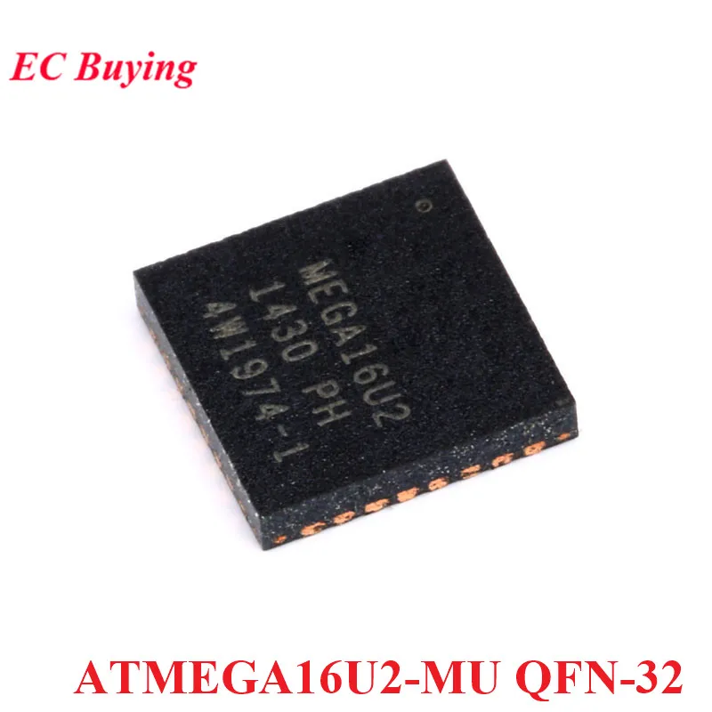 ATMEGA16U2 MU QFN 32 ATMEGA16U2 MEGA16U2 MU MEGA16U2 TQFN 32 8 bit Microcontroller MCU Chip IC ...