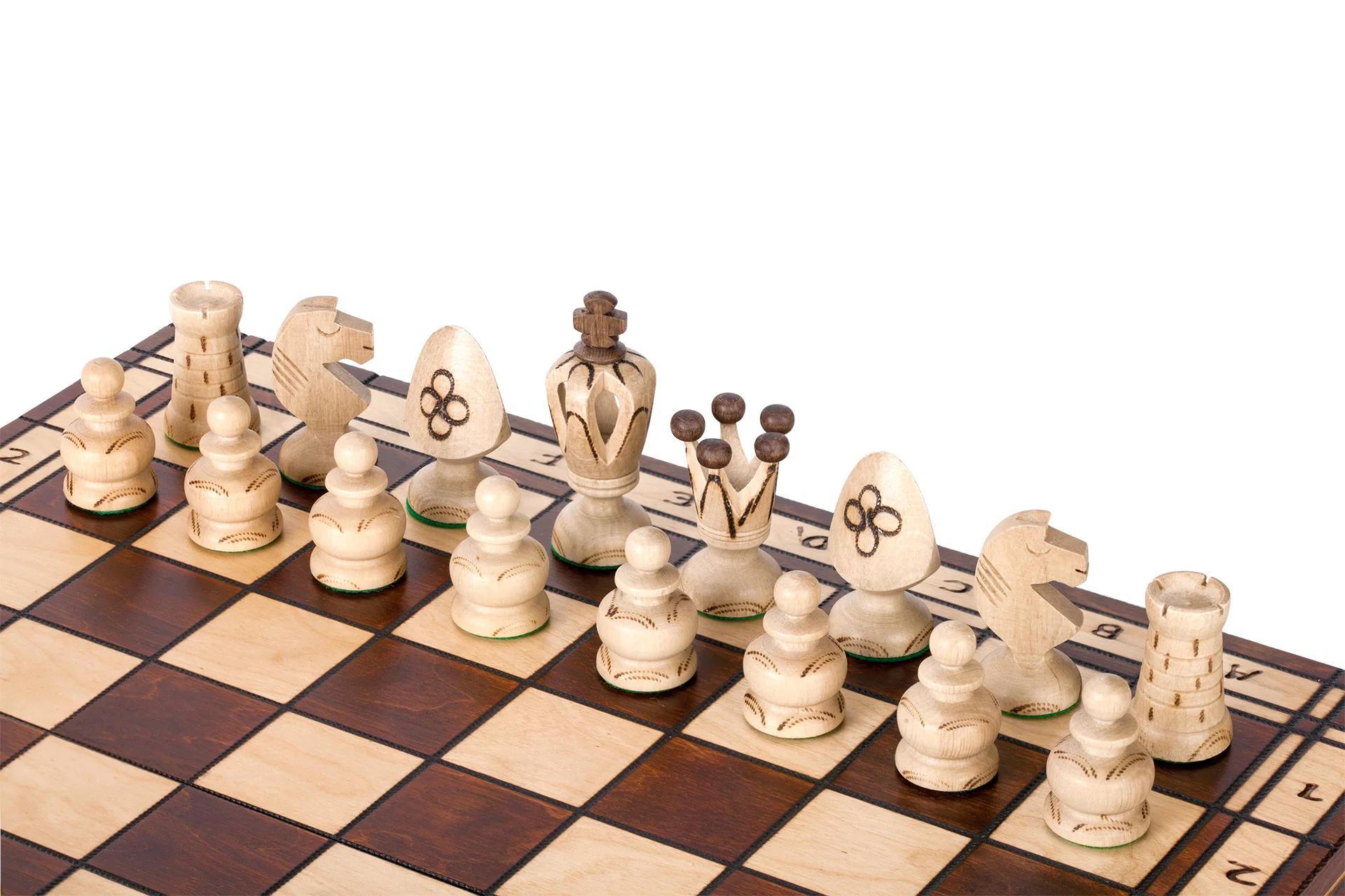 Mini Chess Set Professional Table Wood Educational Child Games King And ...