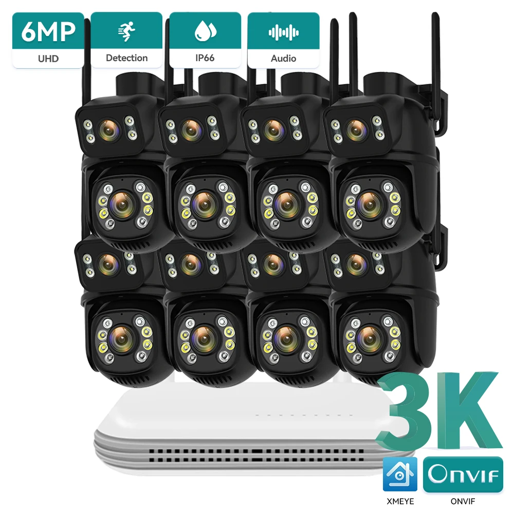 8CH-Mini-Wifi-NVR-HD-6MP-Dual-Lens-PTZ-Outdoor-Wifi-Camera-Wireless ...