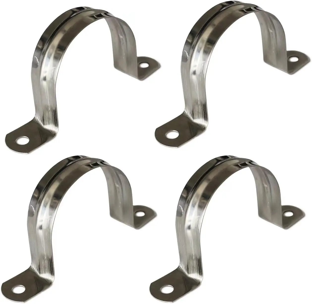 12pcs 5-100mm U shape Pipe Clamps Riding Clip Clamps Pipe Saddle Clamps ...