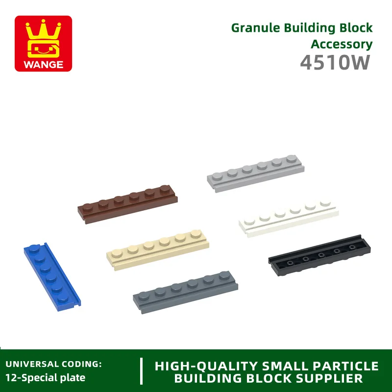 Wange76-piezas-lote-4510W-PlateModified1x6-con-riel-de-puerta-con ...