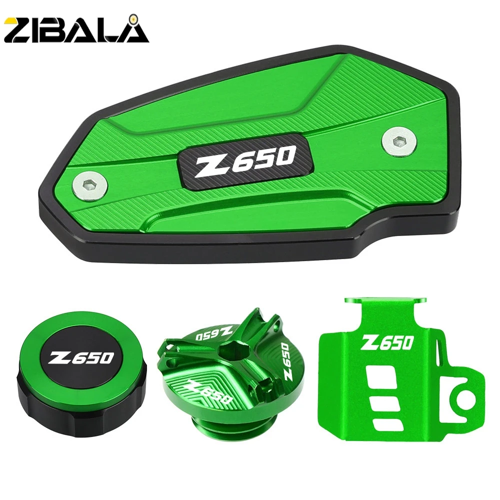 Fluid Reservoir Caps FOR Kawasaki Z650 z900 Ninja 400 650 Versys ...