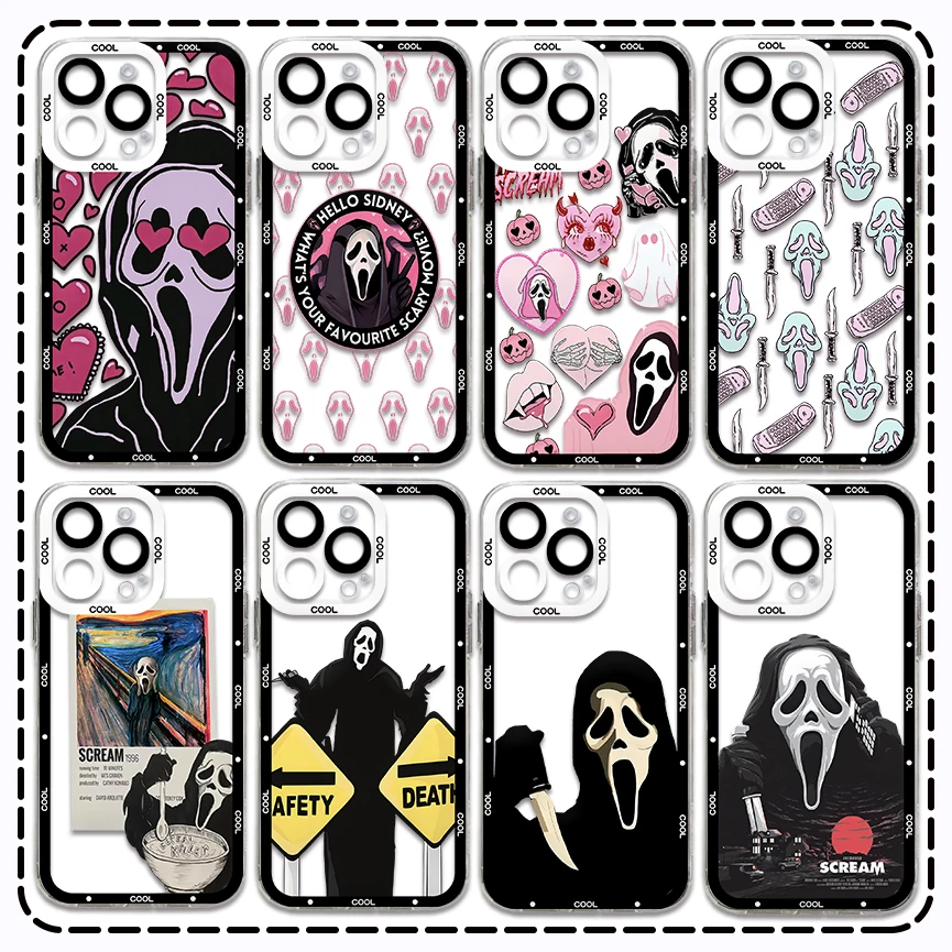 Ghostface-Fear-Scream-Phone-Case-For-Samsung-S24-S23-S22-S21-S20-S10-FE ...