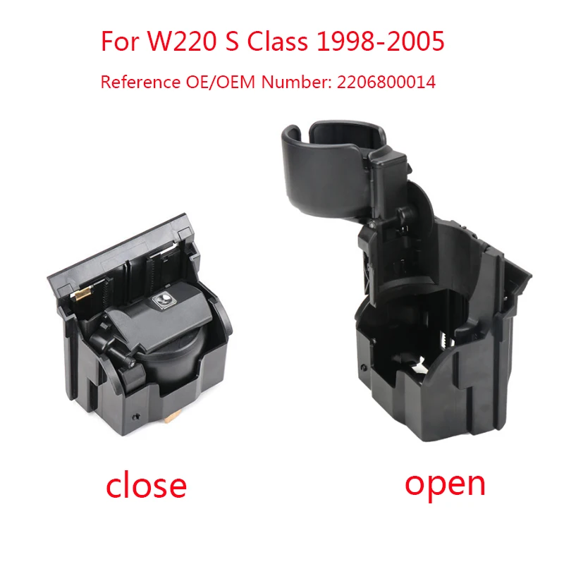 For-Mercedes-W220-Car-Center-Console-Water-Cup-Holder-Drink-Stand ...