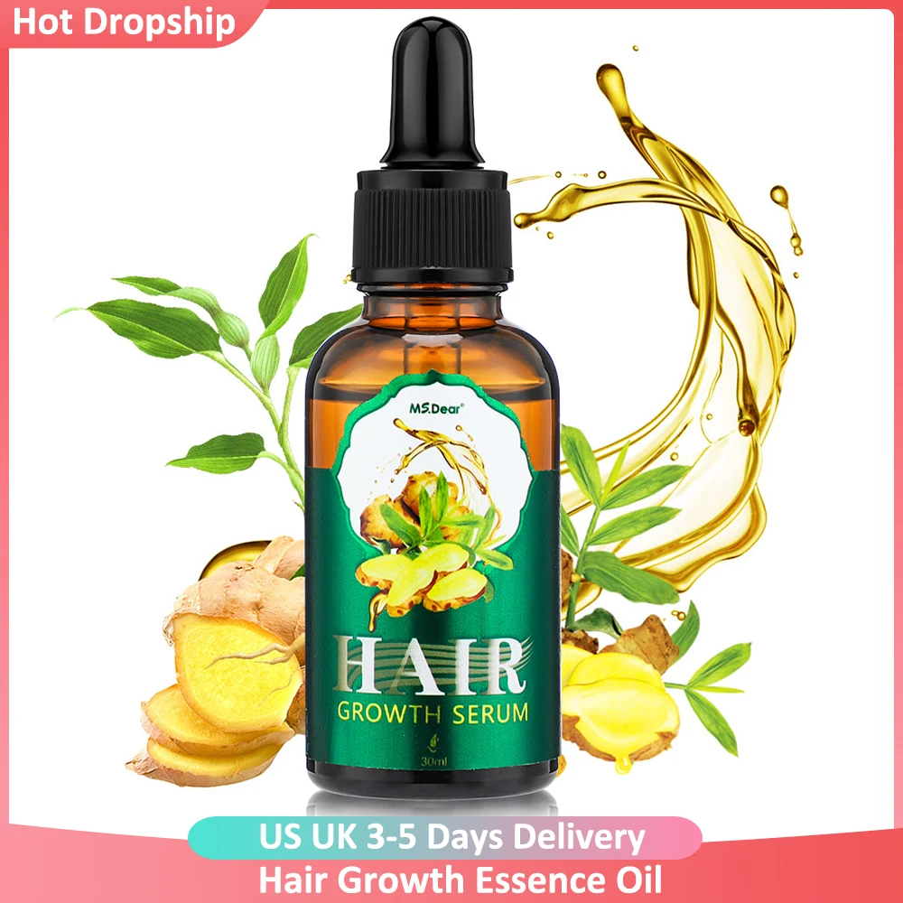 30Ml Gember Germinal Haargroei Olie Snelle Haargroei Essentiële Olie ...