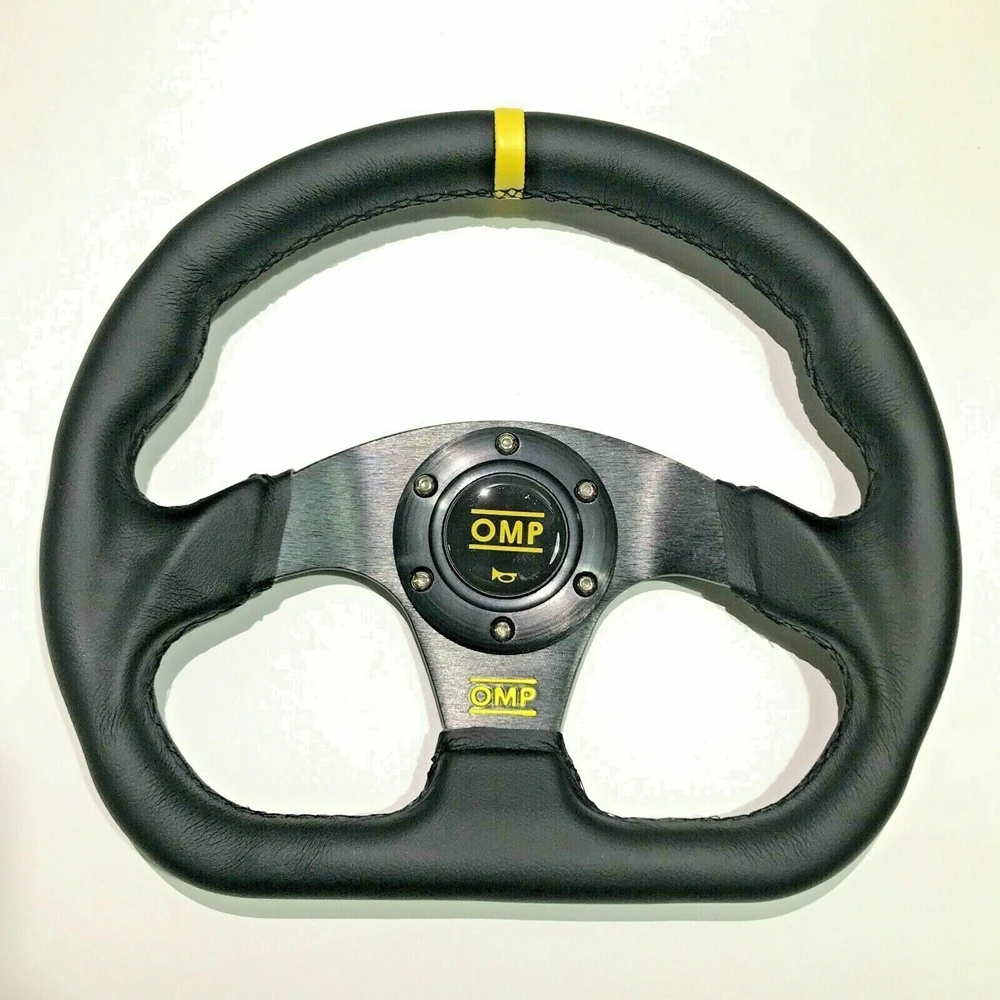 Drift-Universal-13Inch-OMP-Racing-Steering-Wheel-Car-PVC-Leather-JDM ...