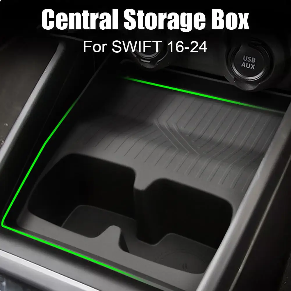 1PC Car Center Console Storage Box For Suzuki Swift 2016-2024 Cup ...