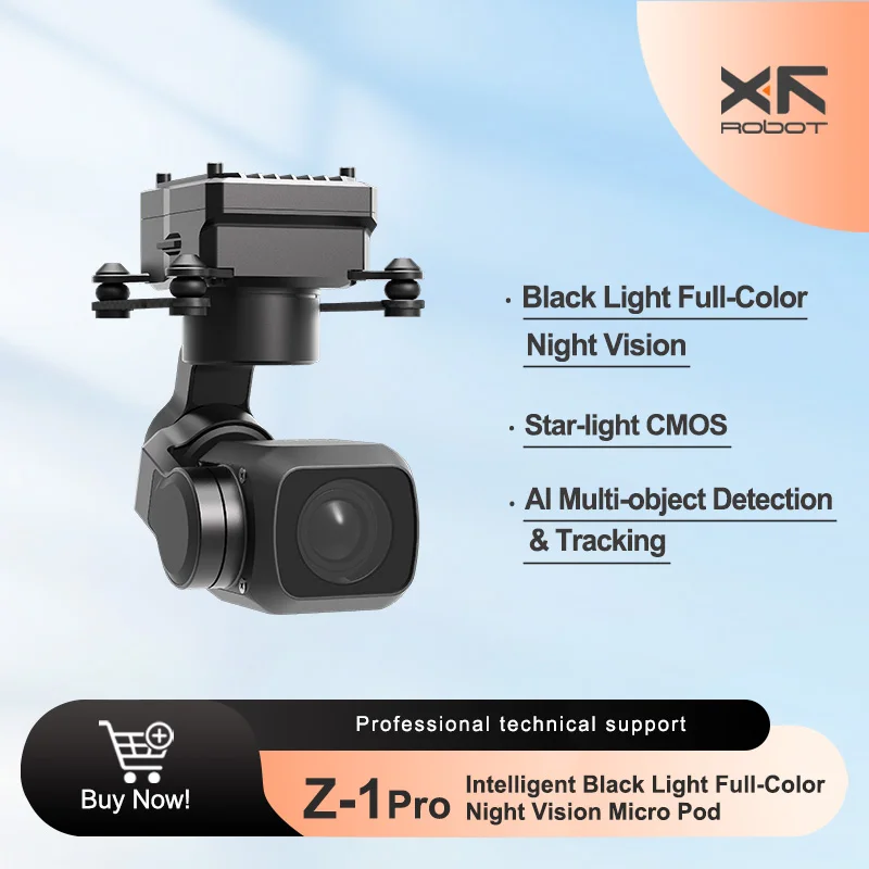 XF-Z-1PRO 3-Axis gimbal Intelligent Black Light Full-Color Night Vision ...