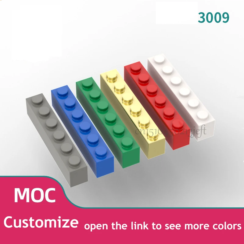 200PCS-DIY-Building-Blocks-Thick-Figures-Bricks-1x6-Dots-Educational ...