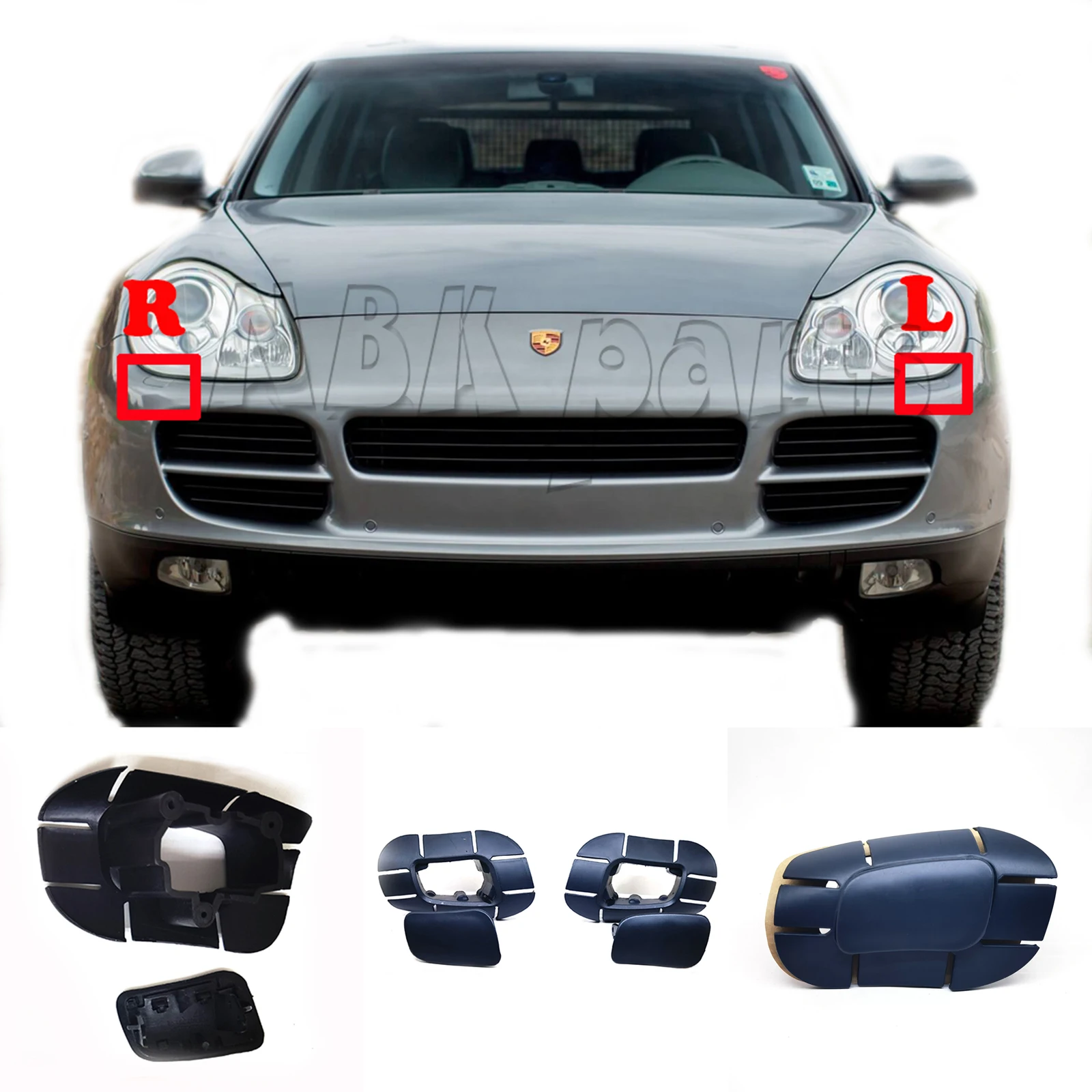 Fit-03-06-L-R-Porsche-Cayenne-9PA-955-Basic-GTS-Turbo-S-Sport-Nozzle ...