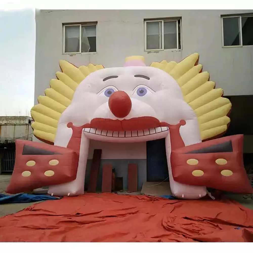 Halloween Decoration Giant Inflatable Clown Tunnel,Circus Clown Arch ...