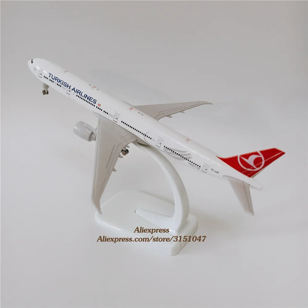 19cm-Air-Turkish-Airlines-Boeing-777-B777-Airways-Airplane-Model-Alloy ...