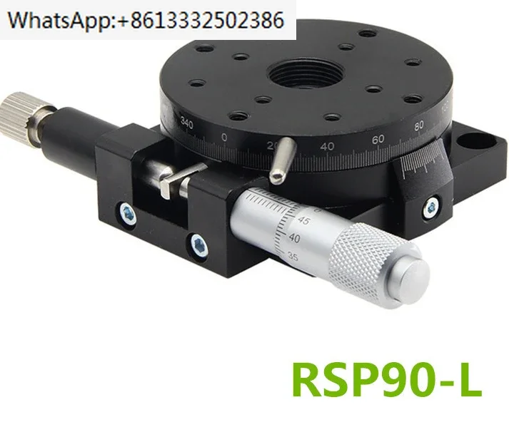 90MM 3.6" Manual 360 degree Heavy Load Rotary sliding table Micrometer ...