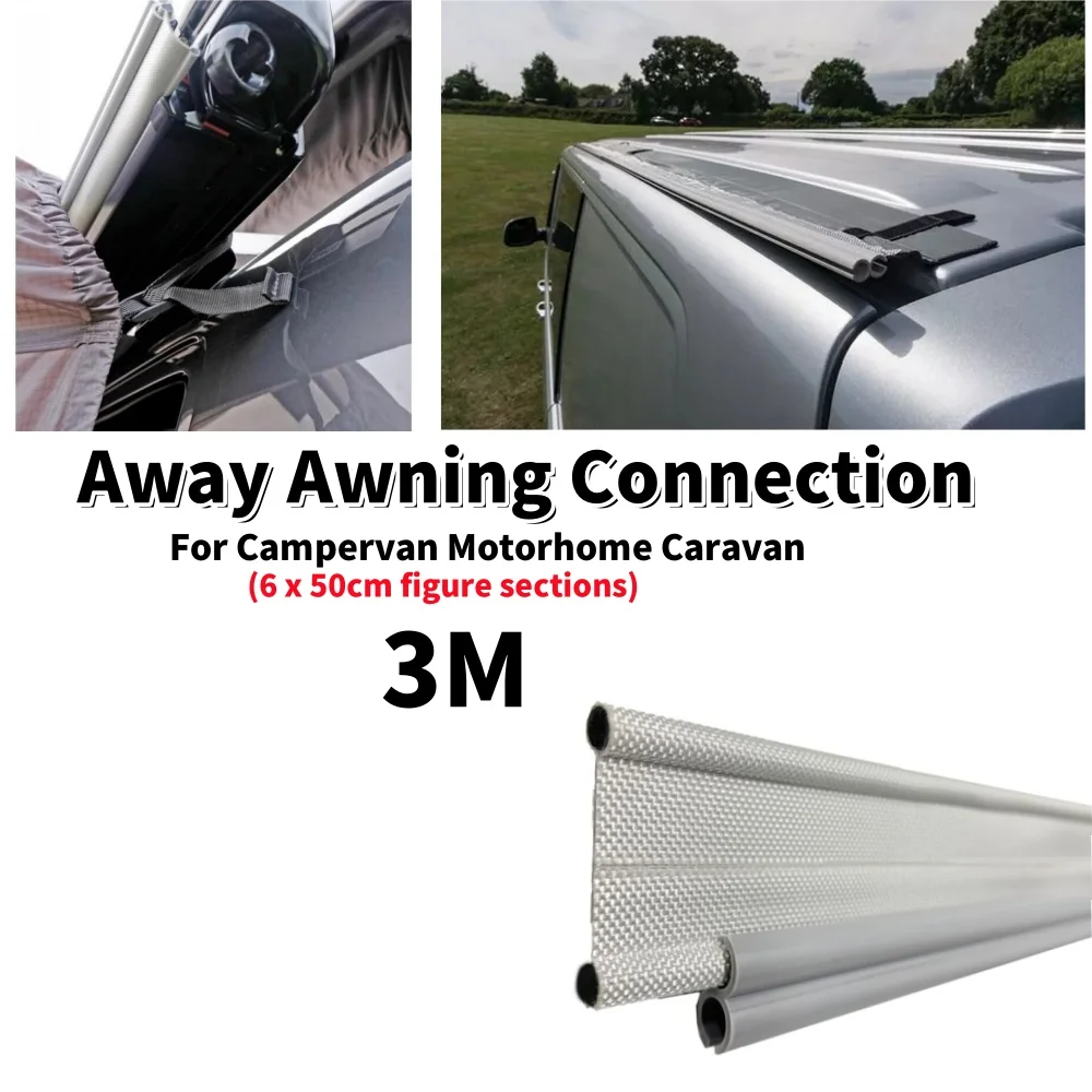 RV Roof Tent Connection Away Awning Connection Dual Beading Drive 6mm ...