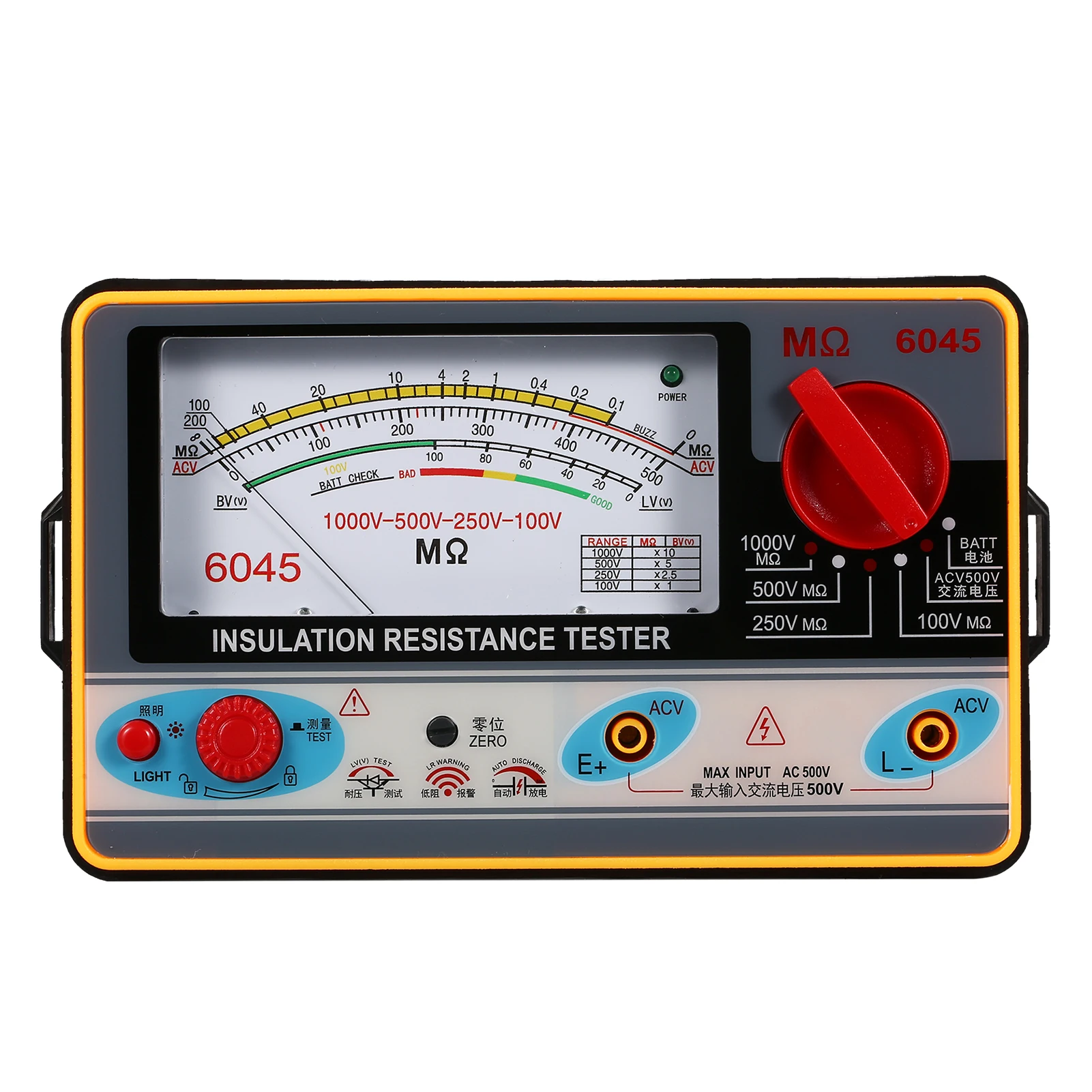 Insulation-Resistance-Meter-Digital-Ohmmeter-Insulation-Tester ...