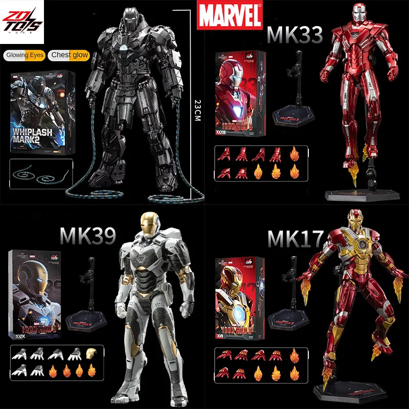 Zdtoys-Marvel-Iron-Man-Action-Figure-Black-Spider-Man-Modelo-Mk39-Mk33 ...
