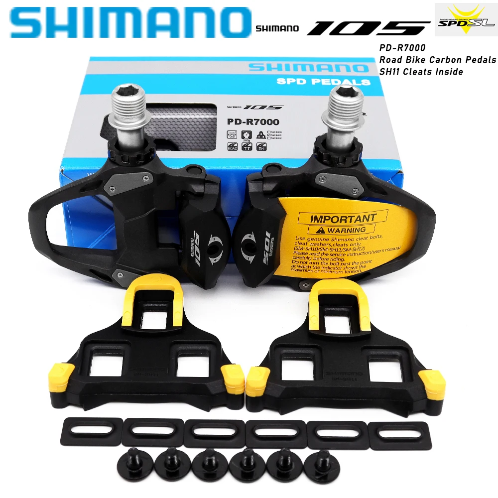 Shimano-Original-SPD-R7000-Road-Bike-Carbon-Fiber-Pedals-105-Pd-R7000 ...