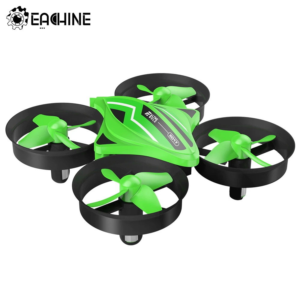 Eachine e017 mini drone 2.4g 4ch 6 axis altitude hold modo headless rc zangão quadcopter rtf ...