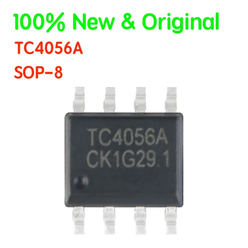 10PCS-LOT-TC4056A-SOP-8-1A-Linear-Linear-lithium-battery-charging-chip ...