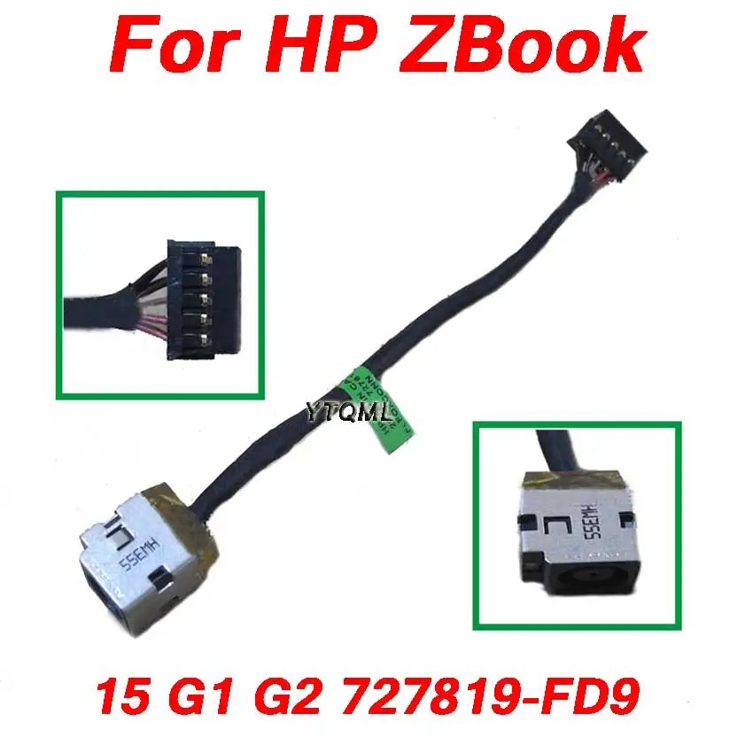 1Pcs-DC-Power-Jack-cable-For-HP-ZBook-15-G1-G2-727819-FD9-laptop-Flex ...