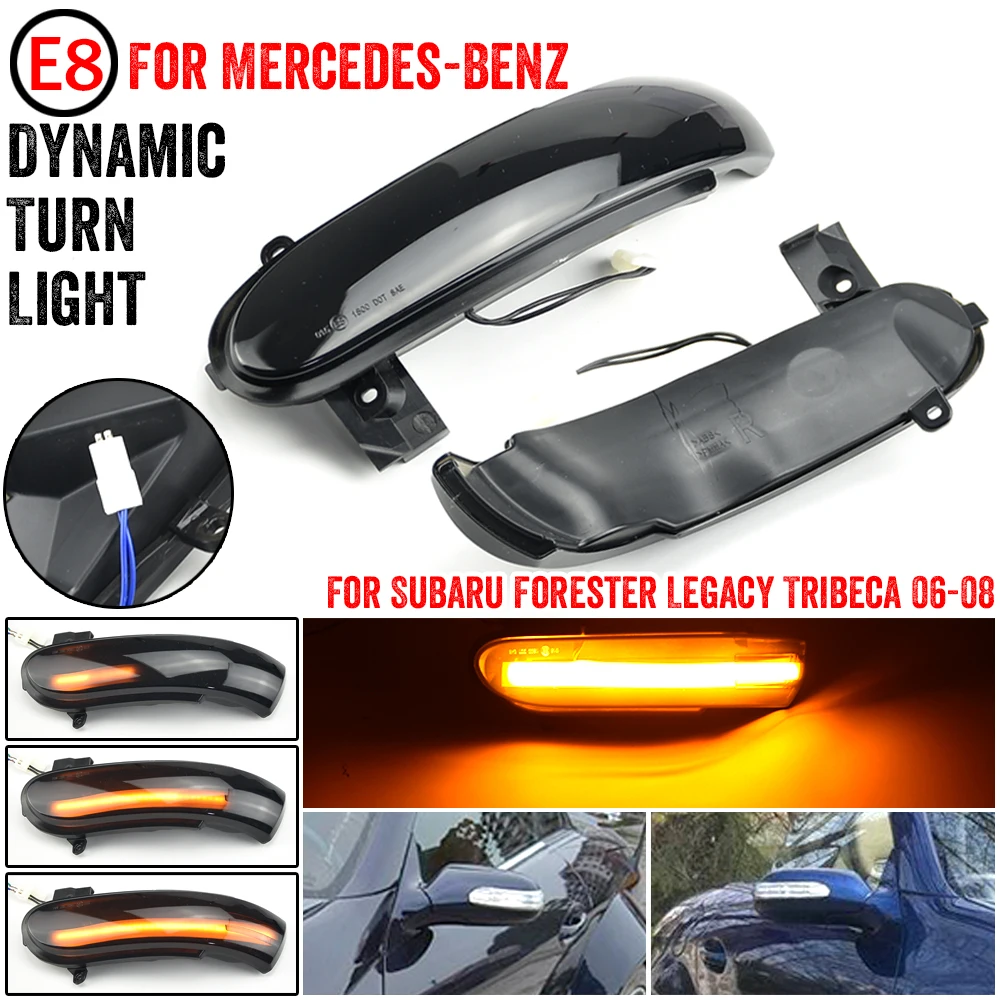 Dynamic LED Turn Signal Blinker For Mercedes-Benz W171 R171 SLK R230 ...