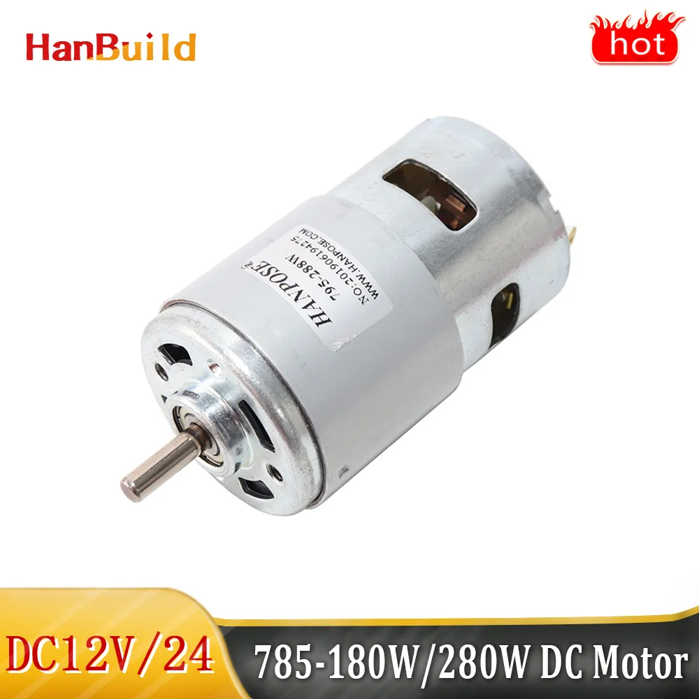 DC-motor-Durable-795-180W-288W-Brush-Motor-Double-Ball-Bearing-Large ...