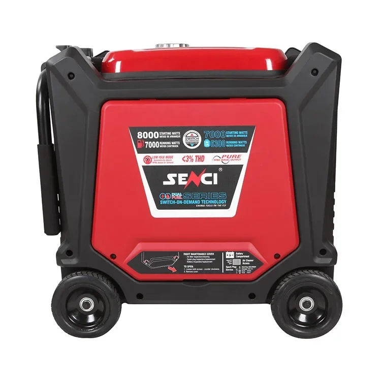-for High Quality SENCI Silent 7000 Watts Inverter Silent Dual Fuel LPG ...
