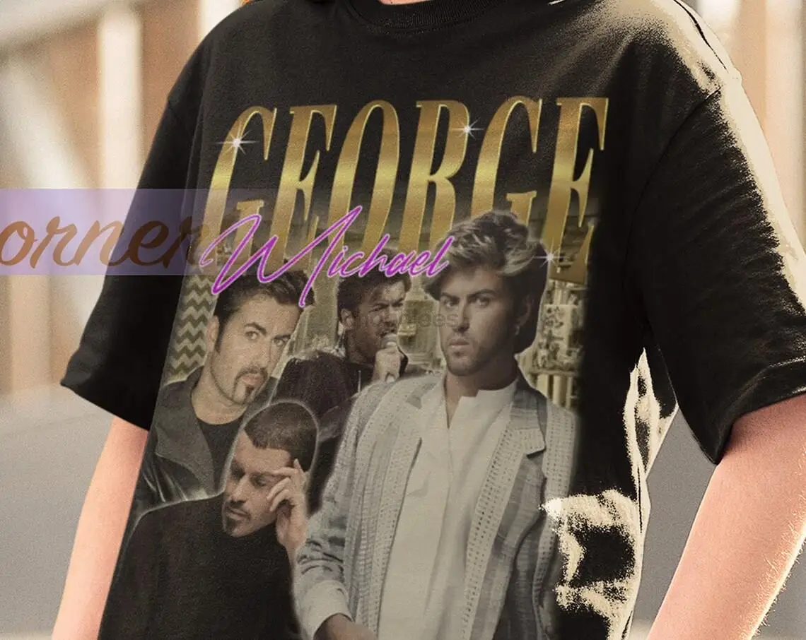GEORGE MICHAEL Shirt George Michael Homage T Shirt George Michael ...