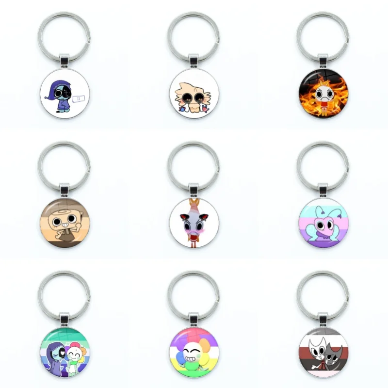 Dandy-World-Porte-cl-s-avec-pendentif-en-verre-jeu-d-horreur-mignon ...