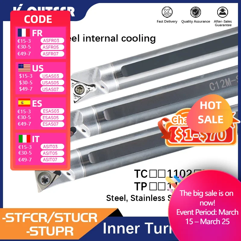 Internal Cooling Tungsten Steel Cutter Bar -STFCR/STUCR/STUPR Internal ...