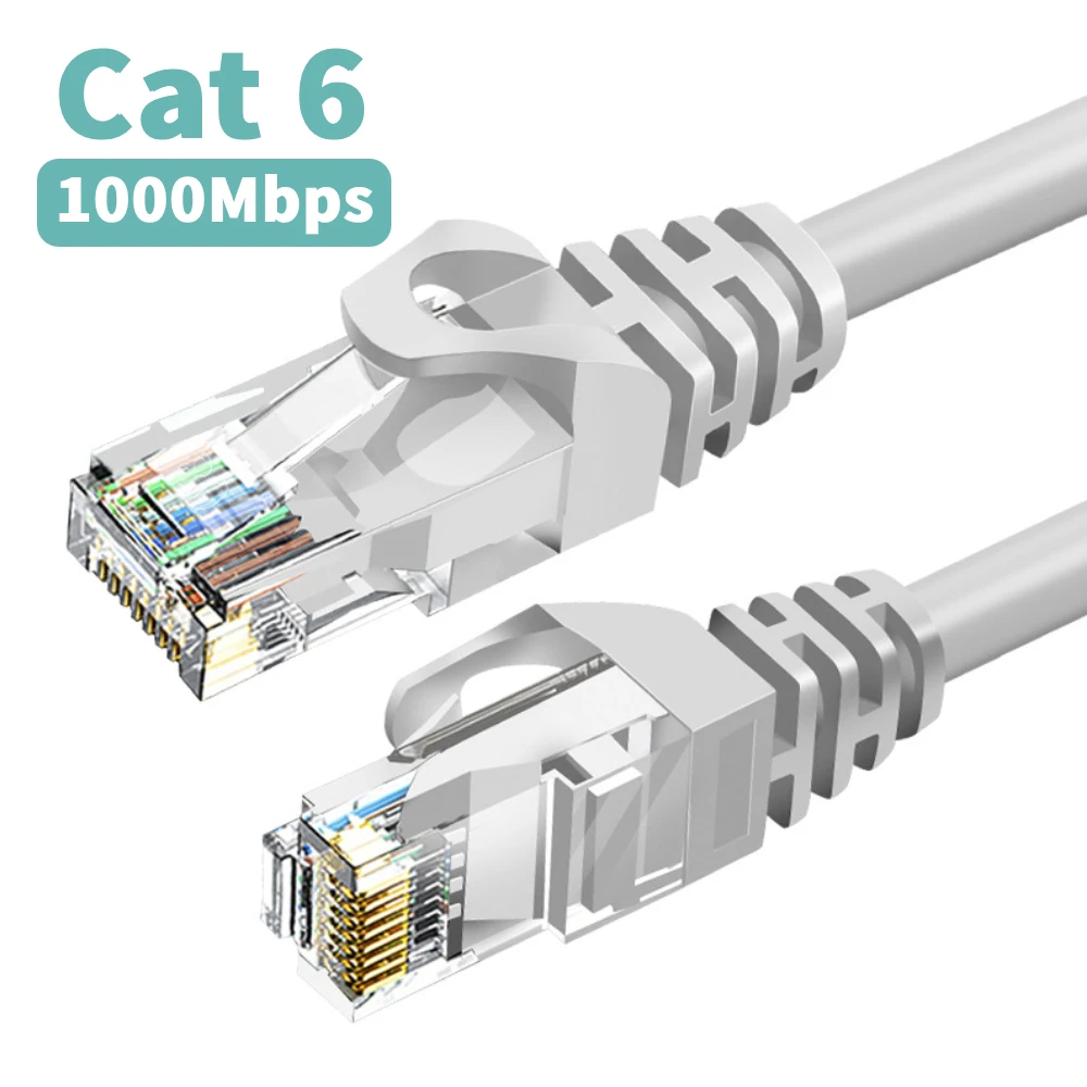 Cat-6-Ethernet-Cable-1000Mbps-Network-Lan-Cord-5m-UTP-Networking-Wire ...