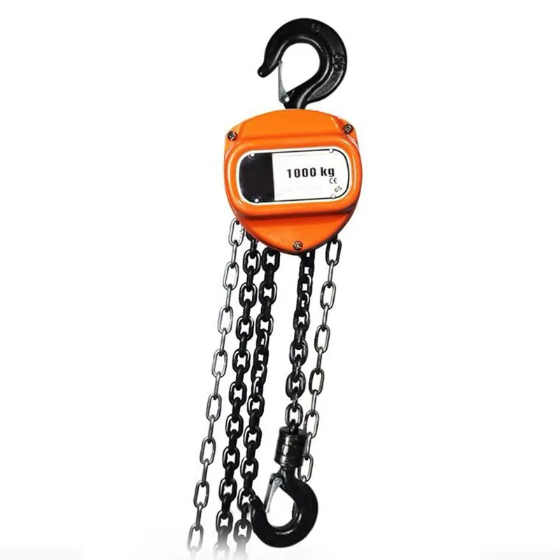 G80 Chain Hoist 1 Ton Manual Inverted Chain Small Crane Lifting 3/6 ...