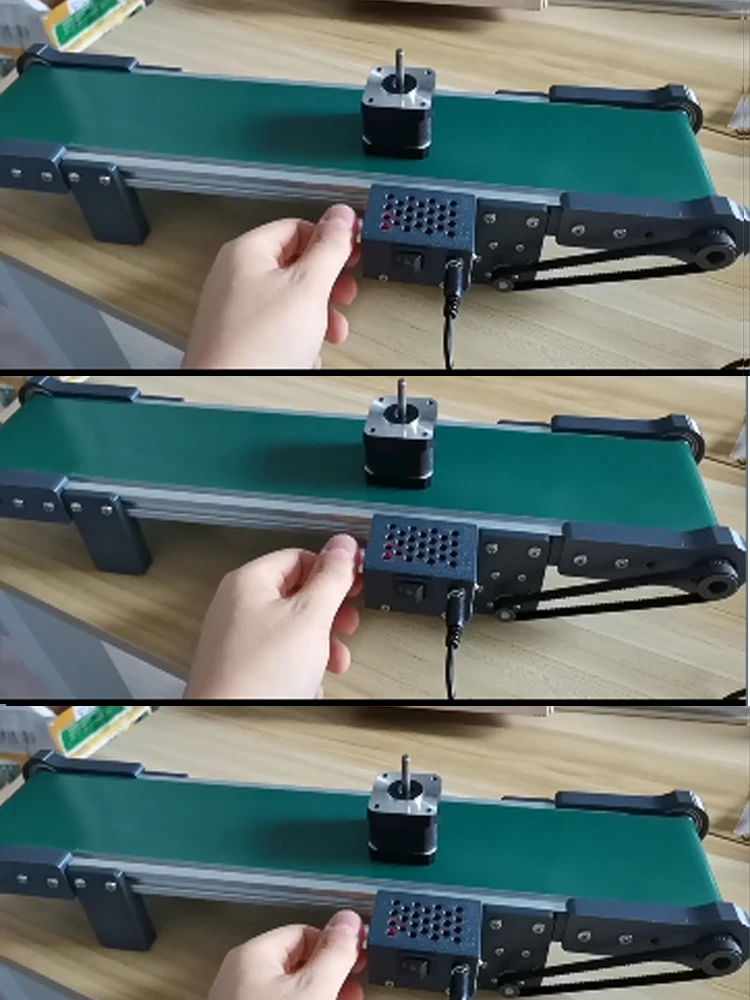 Conveyor Belt Model 12V DC Desktop – Speed Adjustable 0-116 RPM For ...