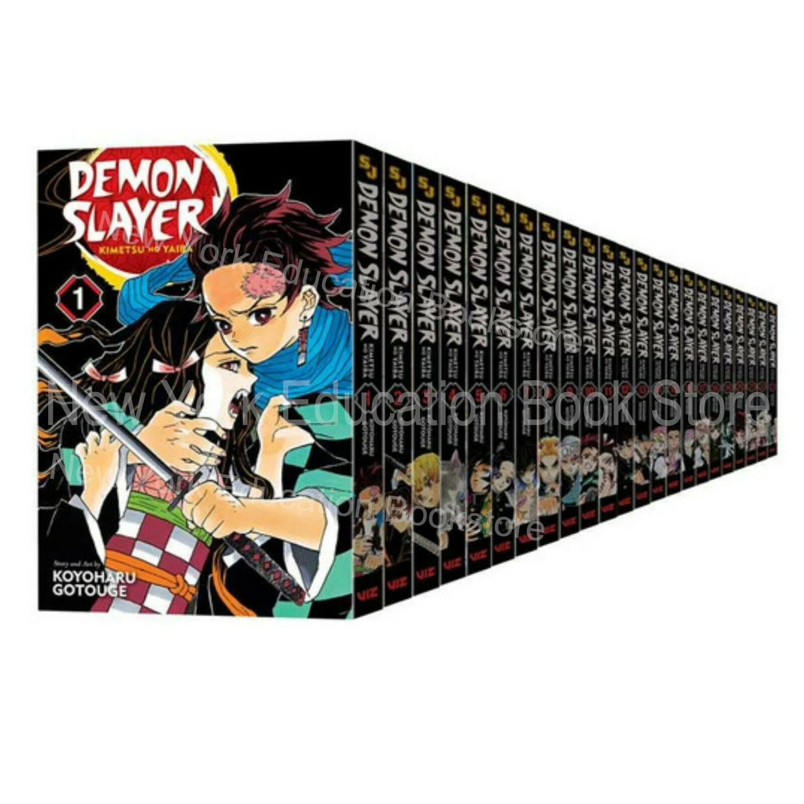 23 Books Anime Demon Slayer Kimetsu No Yaiba Manga Volume 1-23 English ...