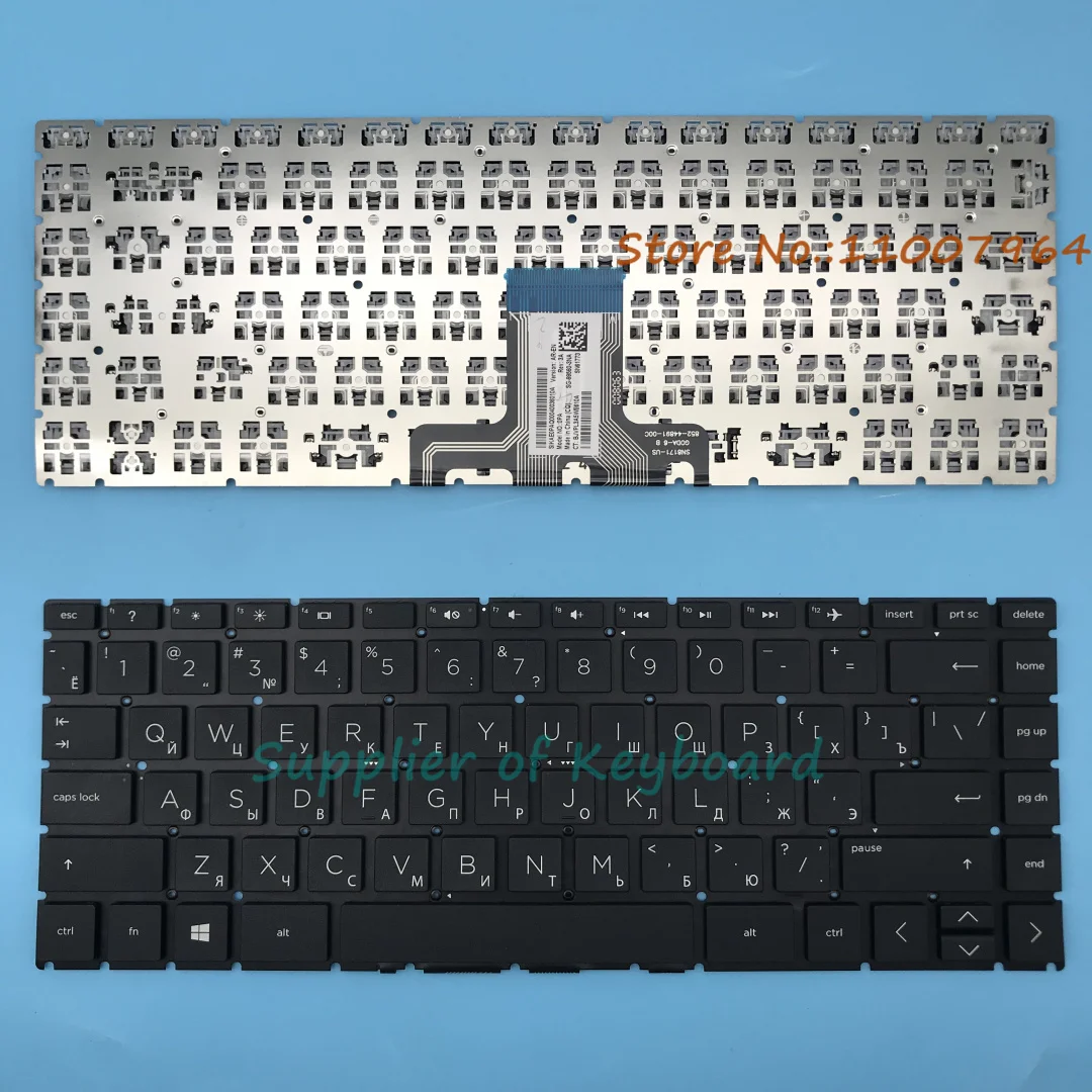 NEW English/Russian Keyboard For HP 14-BD 14-CC 14-CD 14-CE 14-CK 14-CM ...