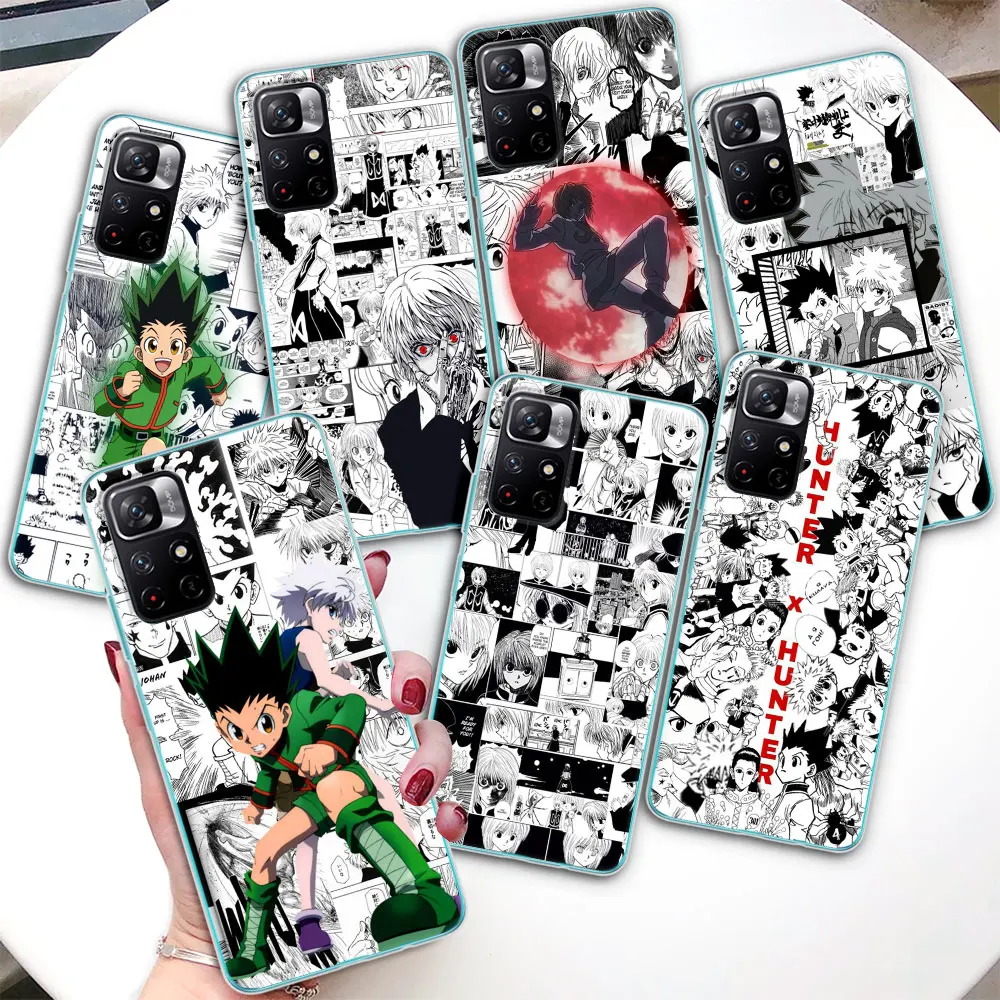 Anime Hunter X Hunters Case for Xiaomi Redmi Note 12 Pro Plus 11 10 9S ...